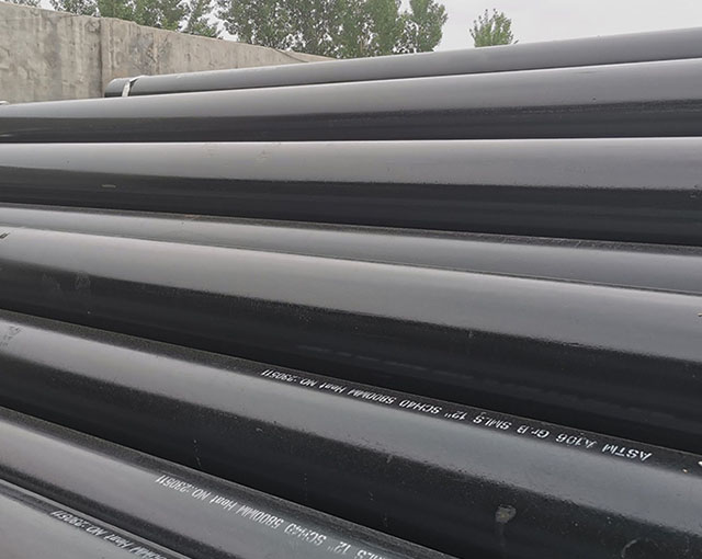 AISI B36.10 ASTM A106 B Black Steel Seamless Pipe